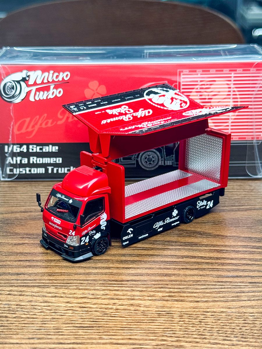Micro Turbo 1:64 Aifa Romeo Custom Truck Легковая модель автомобиля