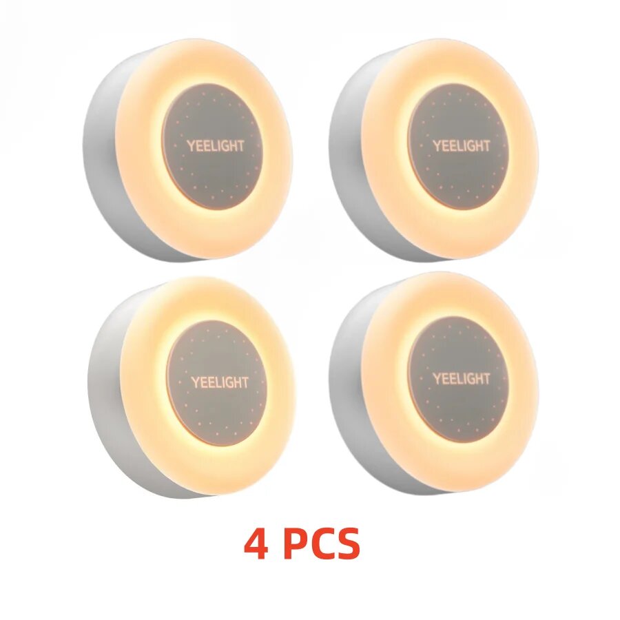 Yeelight Ночник мини, теплый свет, 4 шт.