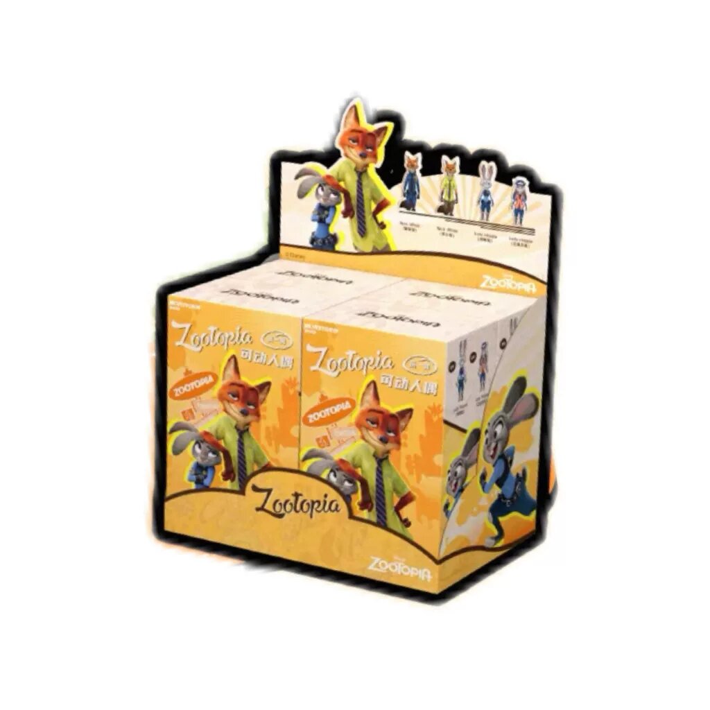 MORSTORM Disney Zootopia Blind Box Collection - 4 уникальные фигурки в одной коробке, идеально для коллекционеров и