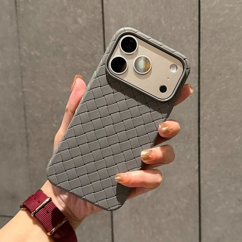 Тонкий дышащий чехол-сетка из трикотажа для iPhone 18 17 16 15 14 13 12 Pro iPhone13, Серый, Серый