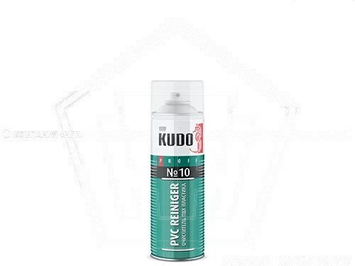 Очиститель пвх пластика kudo pvc reiniger №10 (650 мл) аэрозоль (kupp06pvc10)
