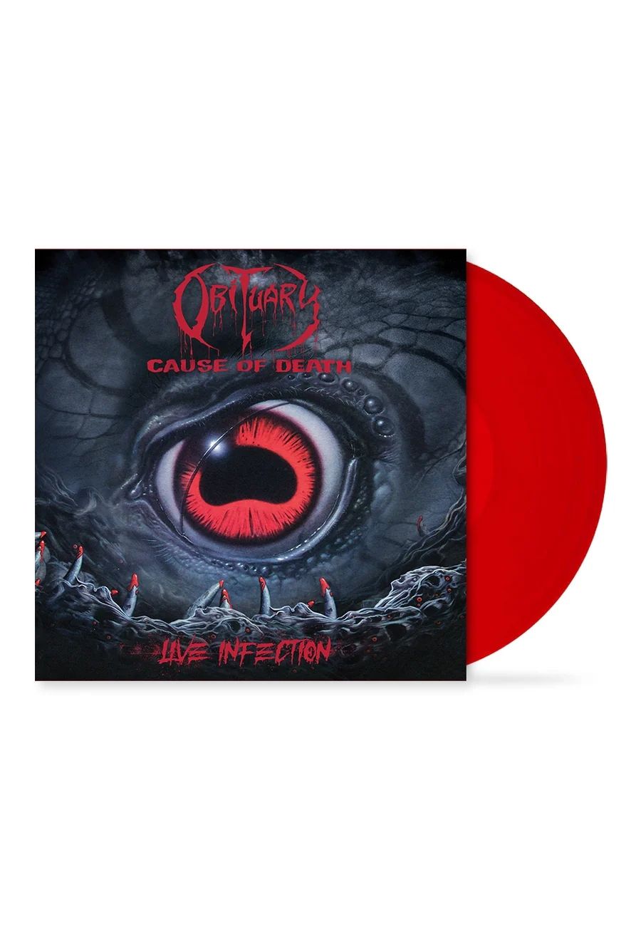 Виниловая пластинка Obituary - Cause Of Death - Live Infection (LP, 2022, Relapse) red