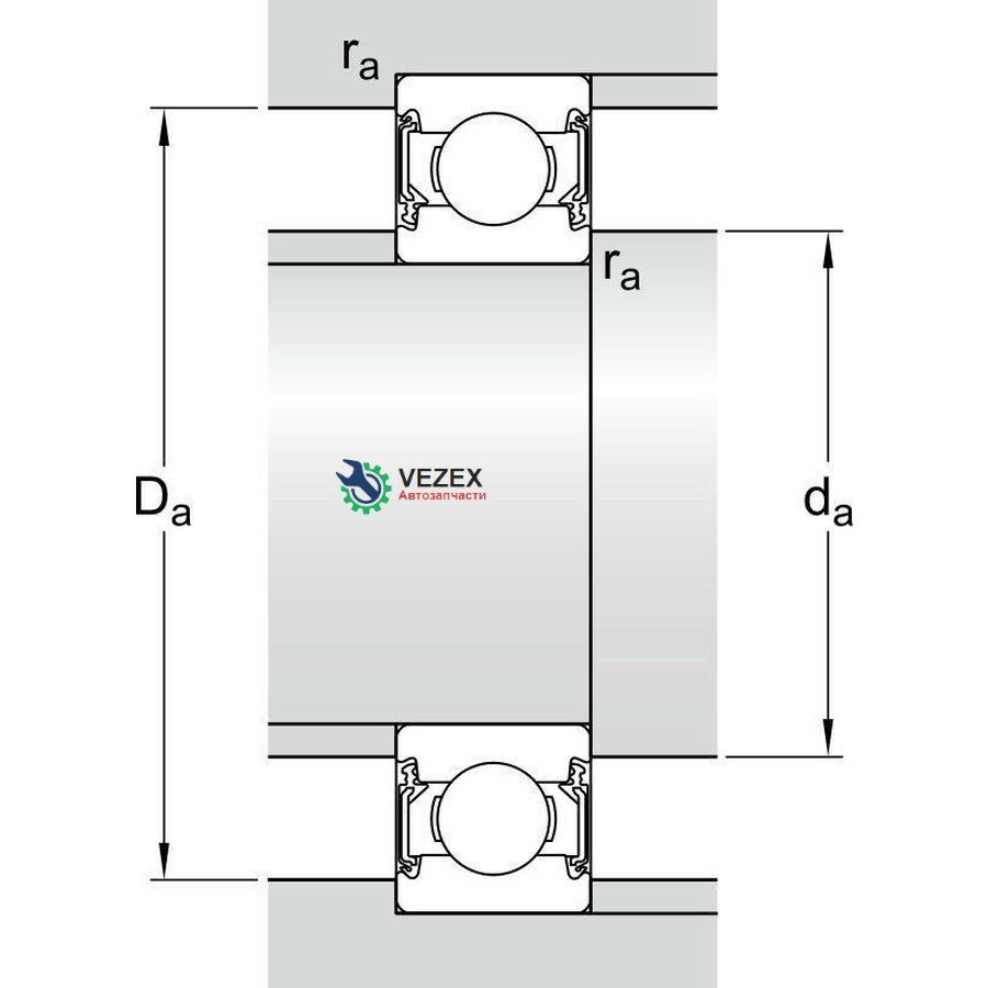 SKF 6010-2RS1 Подшипник
