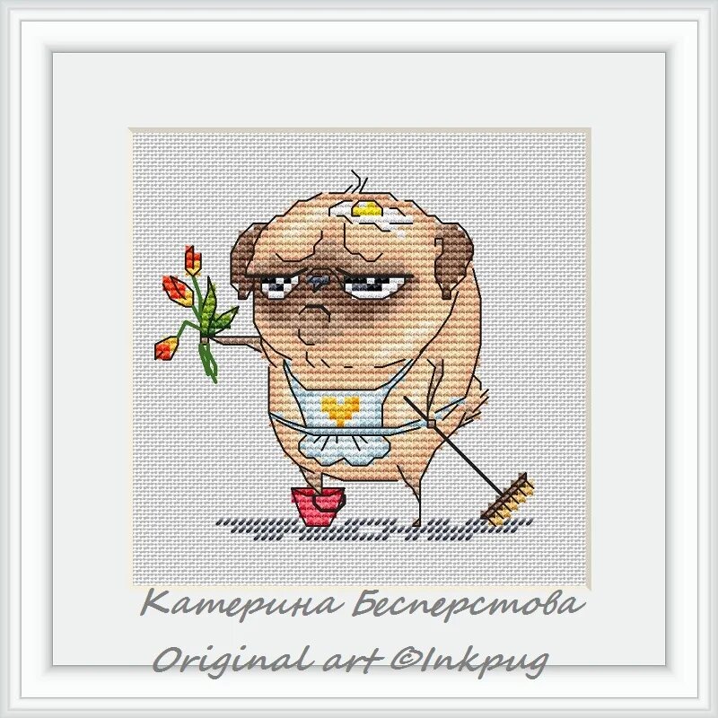 Набор для вышивки крестом XIUSPRING 100% хлопок ZZ9076-Q, 14ct white