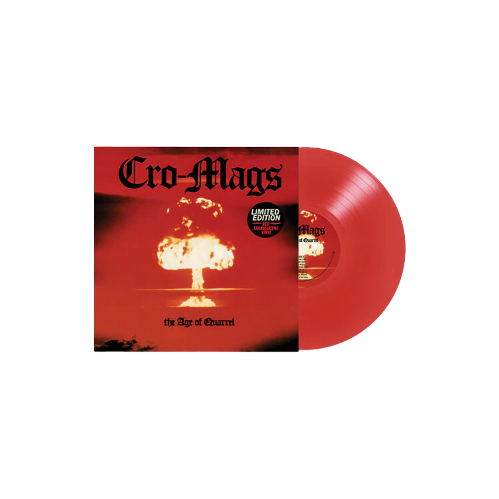Cro-Mags – The Age Of Quarrel (Limited Translucent Red Vinyl)