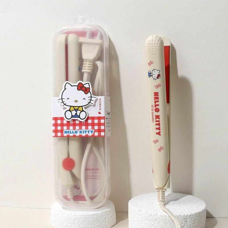 Щипцы для волос Hello Kitty мини выпрямитель расширенная версия розовый студентам