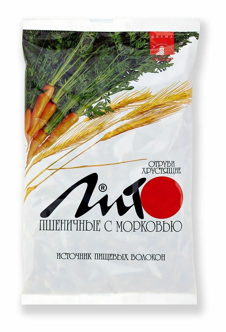БАД Биокор Отруби Лито хрустящие: морковь, кальций, 200 г 3066