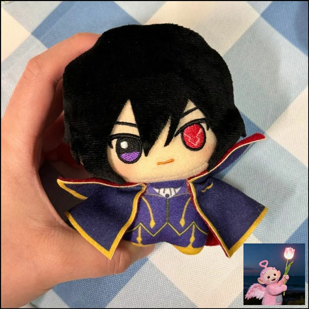 Игрушка мягкая аниме Код Гиас: Восставший Лелуш Лелуш Ламперуж ; Code Geass: Hangyaku no Lelouch Lelouch Lamperouge мягкая игрушка антистресс 10CM
