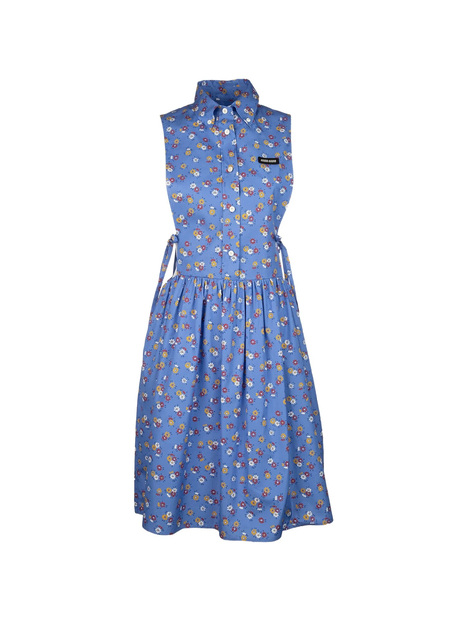 Платье Floral-print sleeveless midi dress
