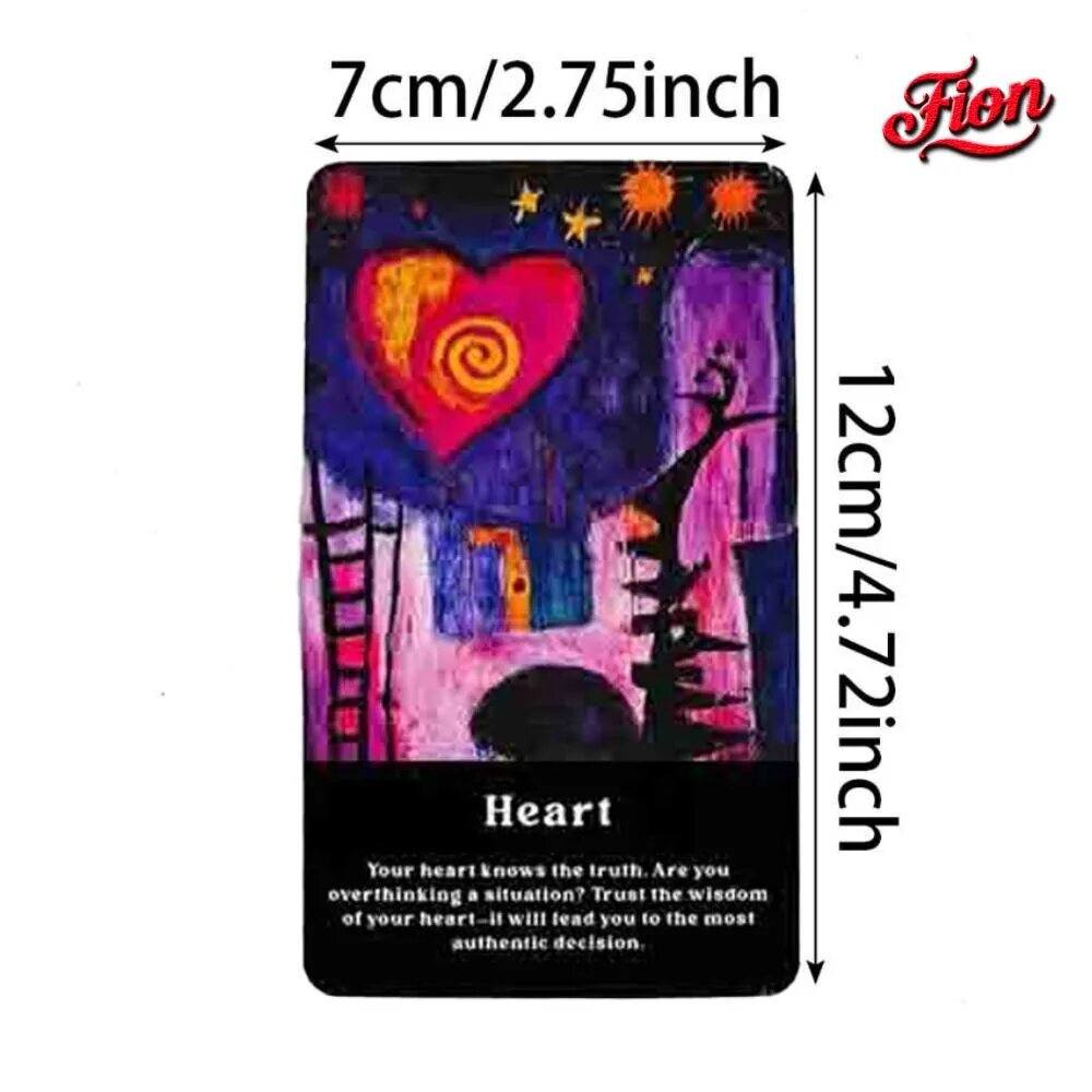 Карты Таро Celestial Insights Balance and Awakening Card Deck, 56 шт, 12x7 см — фото 1