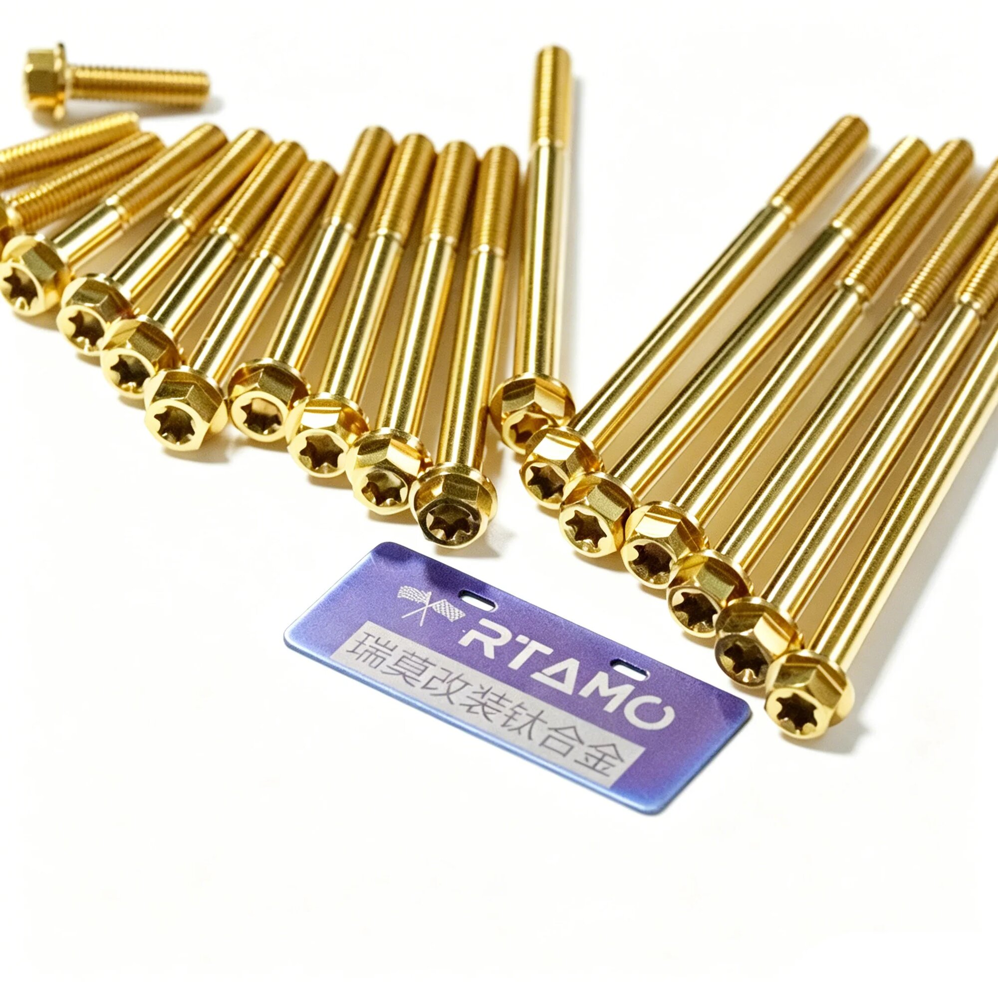 RTAMO Болт M6x35 Gold