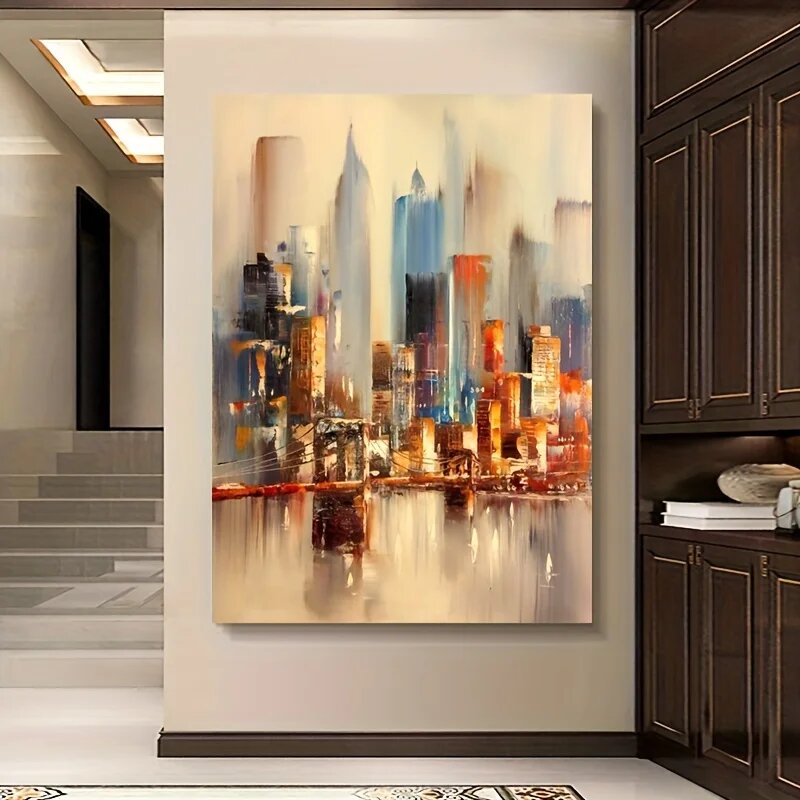 Современная картина на холсте 50x70см, Цвет: 11