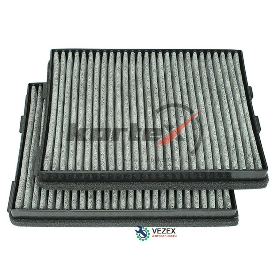 KORTEX KC0157S Фильтр салонный BMW E39 (угольный)(к-т 2шт) KC0157S