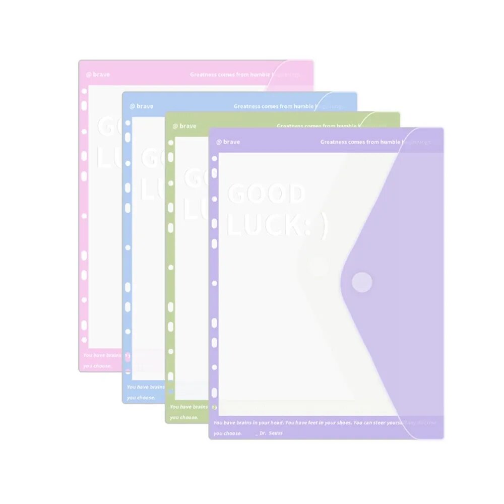 Прозрачная папка А4 4PCS-Set