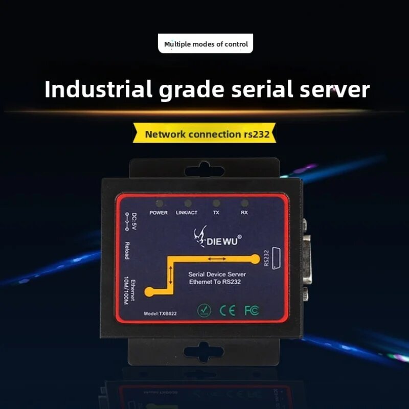 TenYua TXB038 Преобразователь Modbus RS232 RS485 RS422 в Ethernet