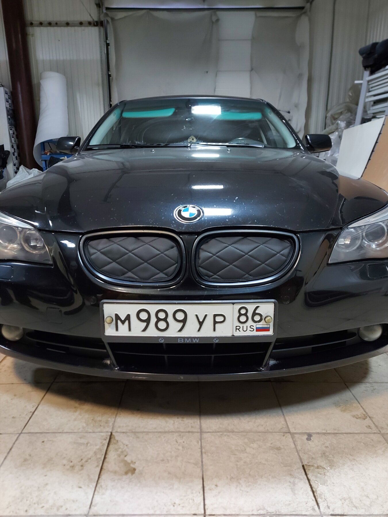 Утеплитель радиатора Экономия топлива BMW БМВ 5 серия (E60/E61) (2003-2009)