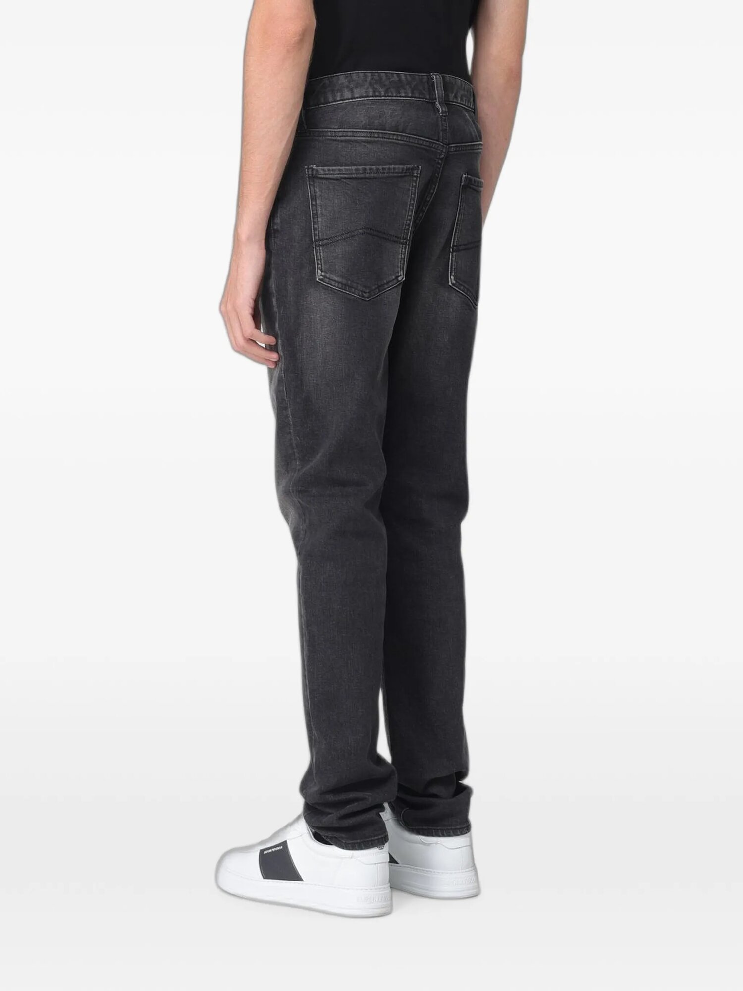 Джинсы Armani Exchange Belt-loop buttoned jeans, размер 32, серый — фото 1
