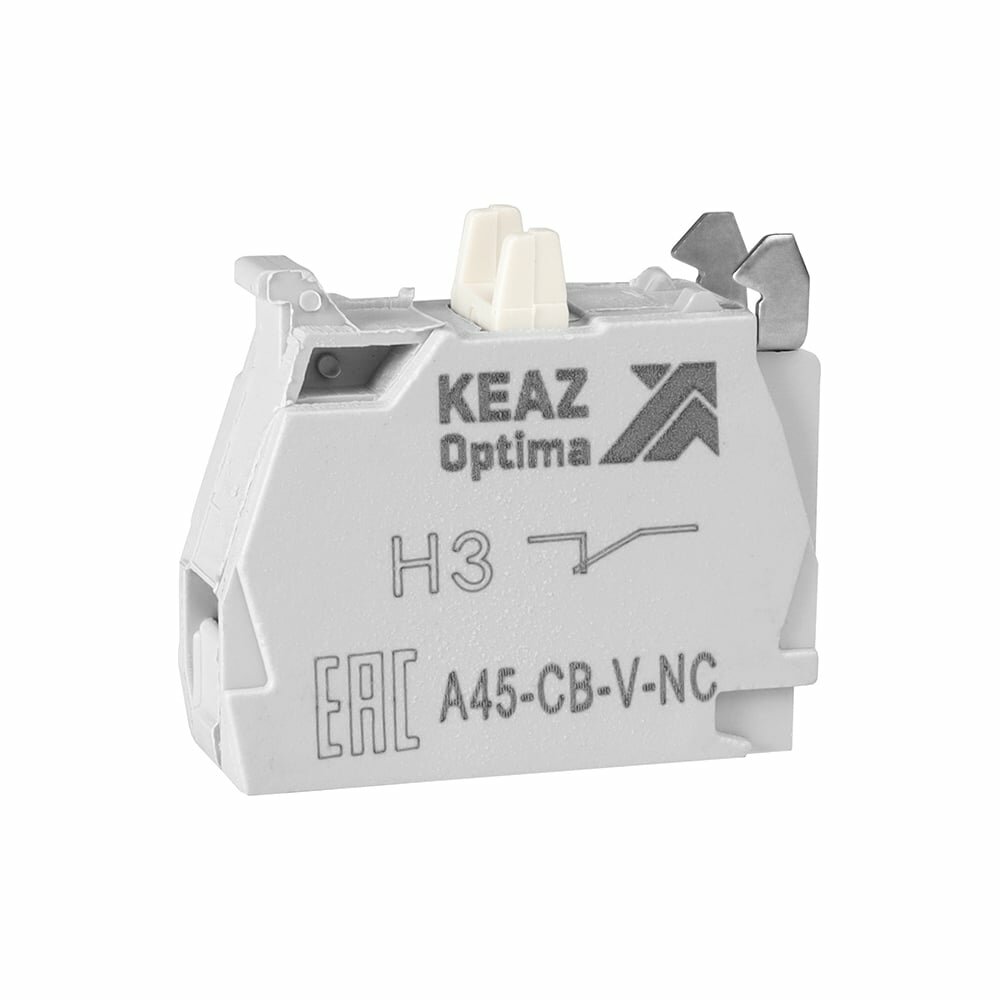 Контактный блок OptiSignal D22 A45-CB-V-NC 1НЗ винтовой зажим ZBE102 10 шт 332201