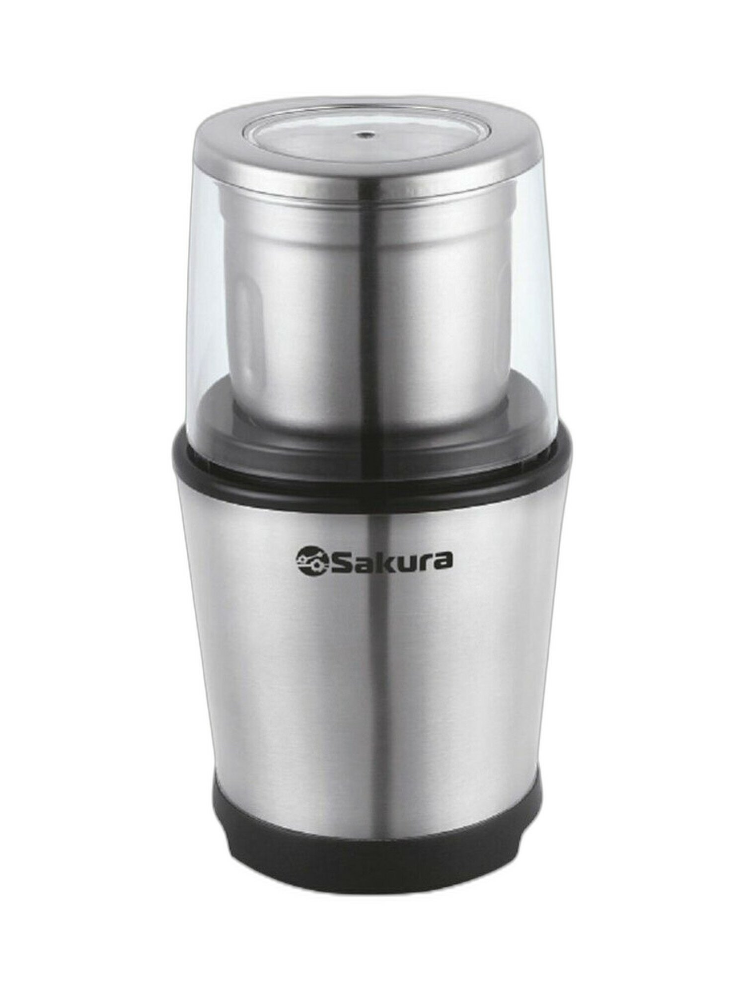 Кофемолка Sakura SA-6162S, 250 Вт, нержавеющая сталь, серебристо-черная