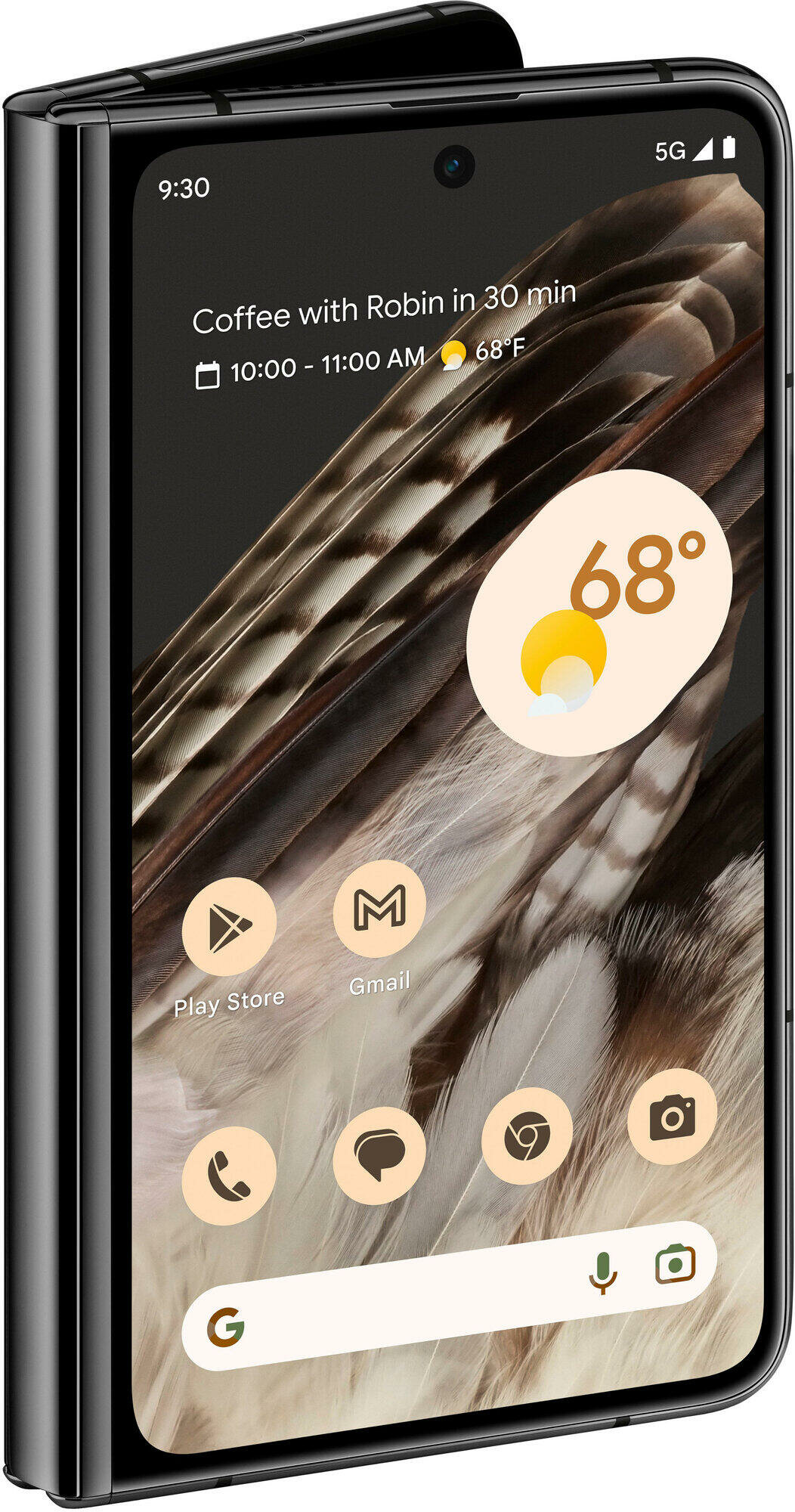 Смартфон Google Pixel Fold 5G, 12/256Gb JP, Obsidian (Черный)