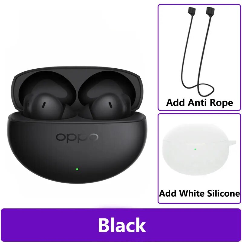 OPPO Enco Air 5 Pro TWS Bluetooth наушники Черный, Black n White Case