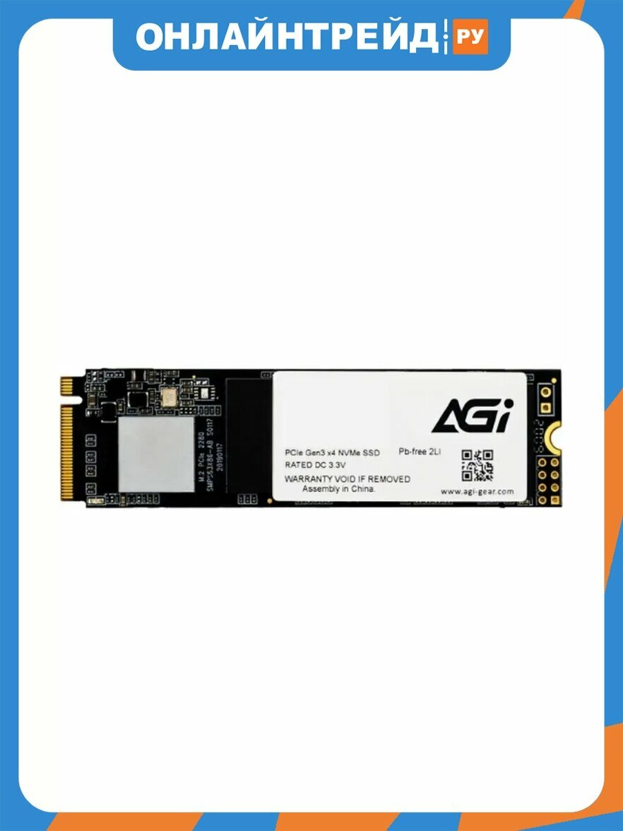 SSD диск Agi AI298 PCIe NVMe 3.0 x4 M.2 2280 1TB