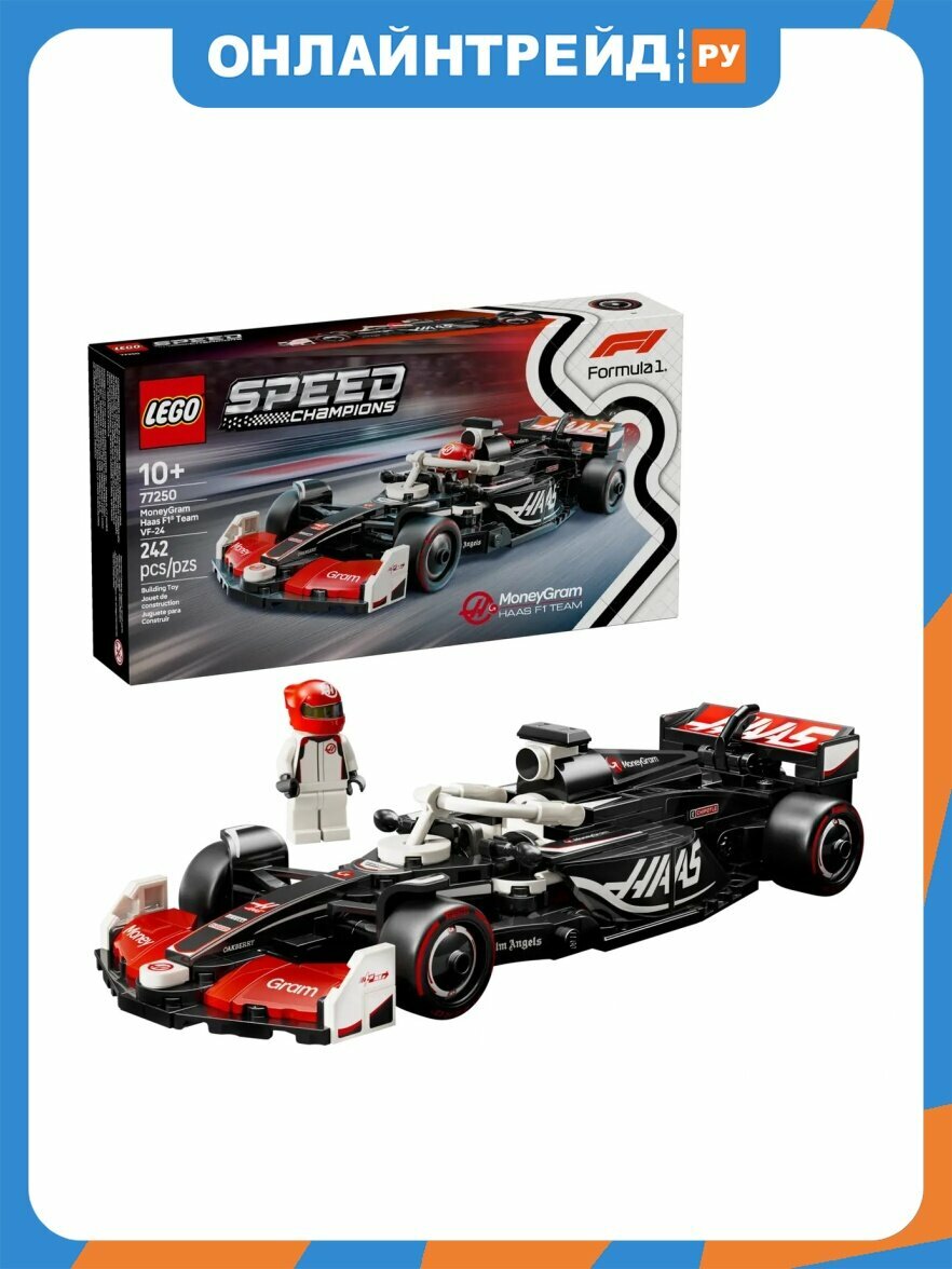 Конструктор Lego Speed Champions 77250 MoneyGram Haas F1 Team VF-24