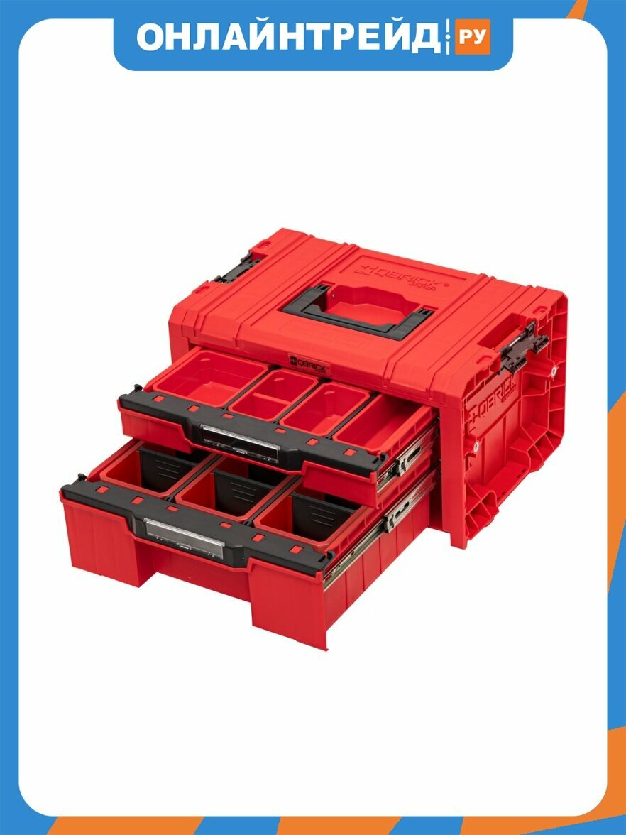 Ящик для инструментов Qbrick System PRO Drawer 2 Toolbox 2.0 Expert Red Ultra