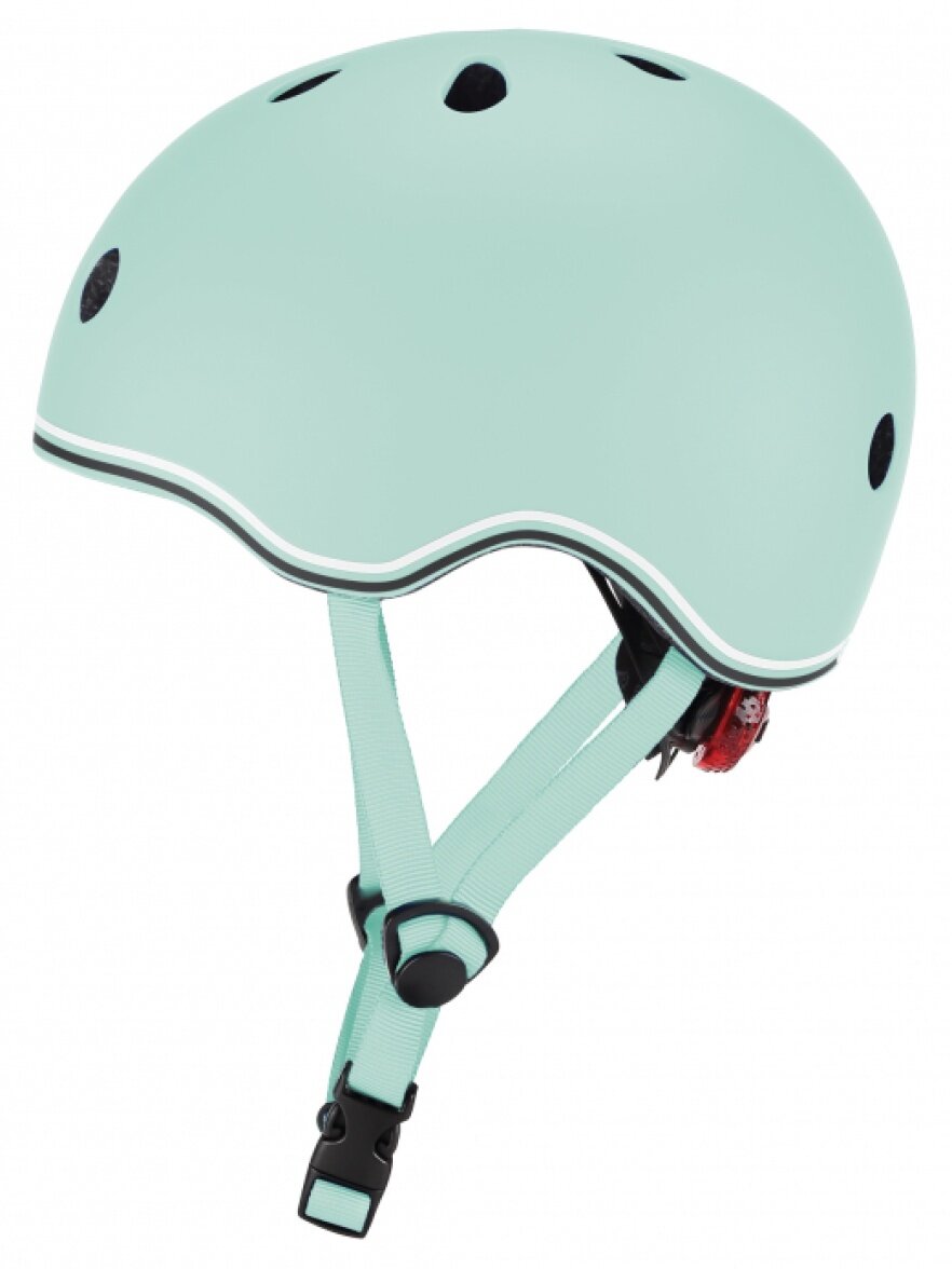 Шлем защитный Globber Go Up Lights XXS/XS (45-51см), мятный