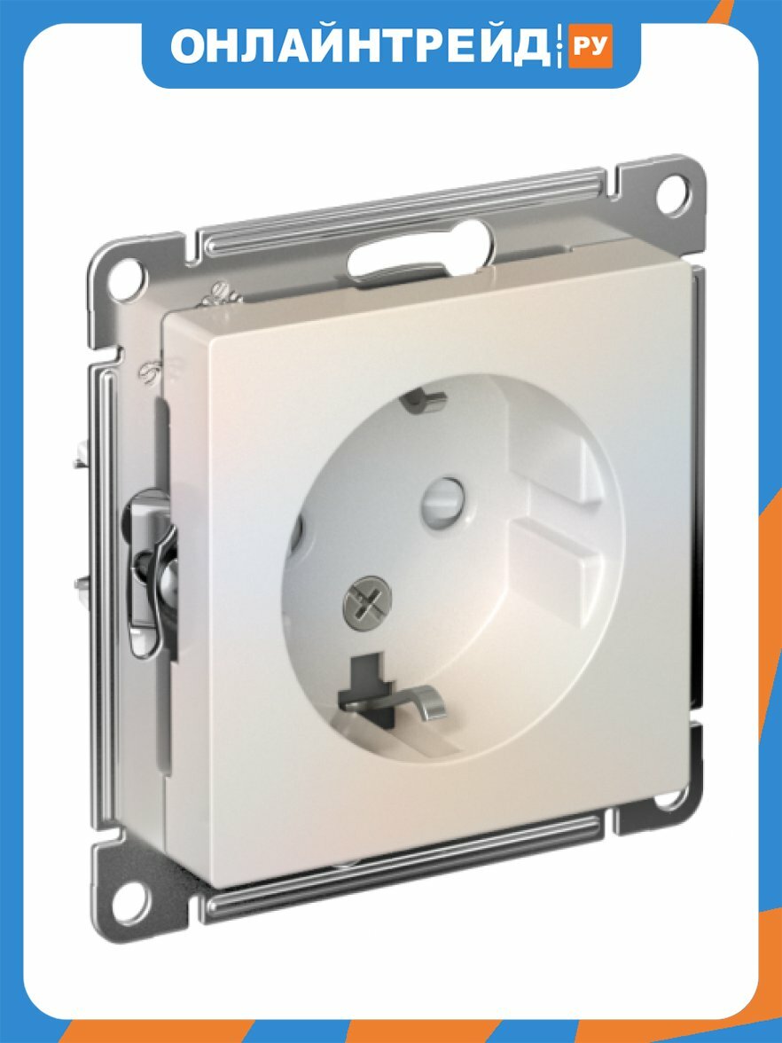 Розетка Systeme Electric (schneider Electric) SCHNEIDER ELECTRIC ATLASDESIGN 16А, механизм, жемчуг ATN000445