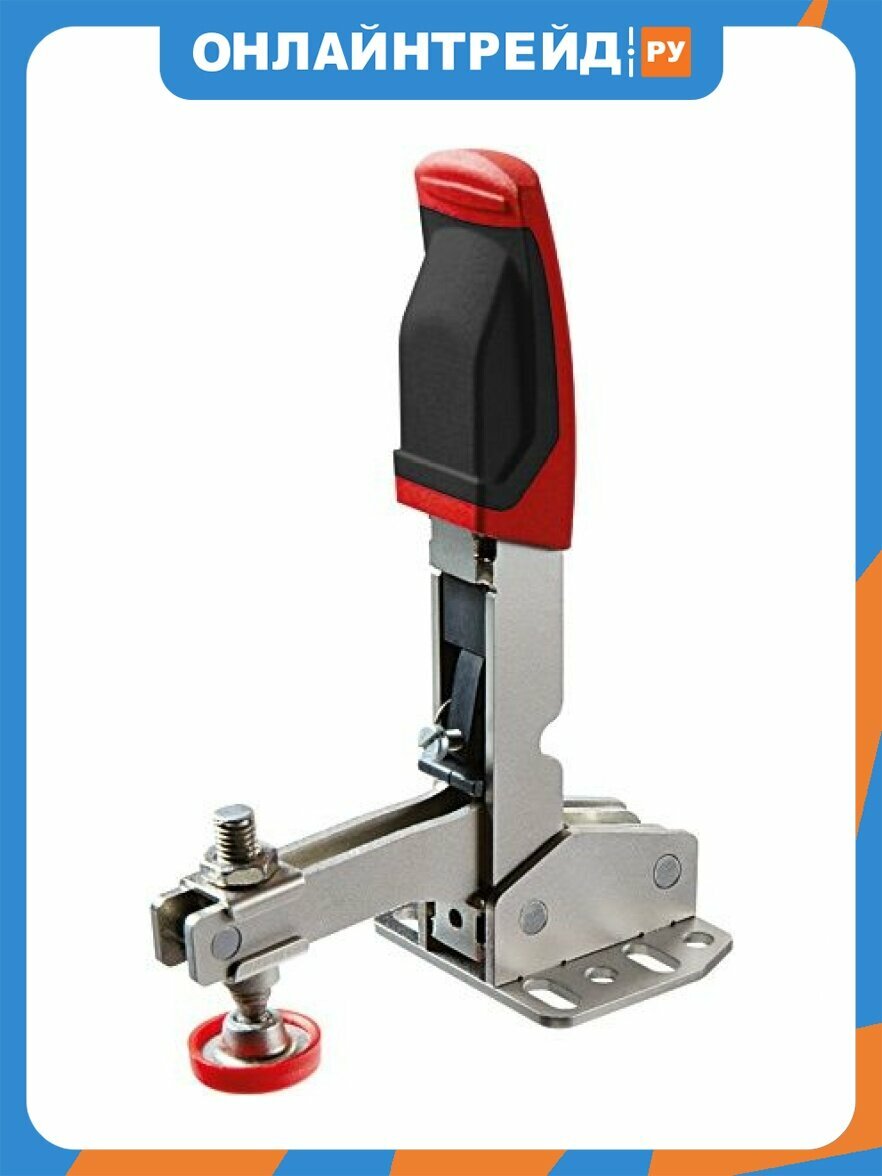 Зажим вертикальный Bessey STC-VH /40 с открытым плечом и горизонтальным основанием