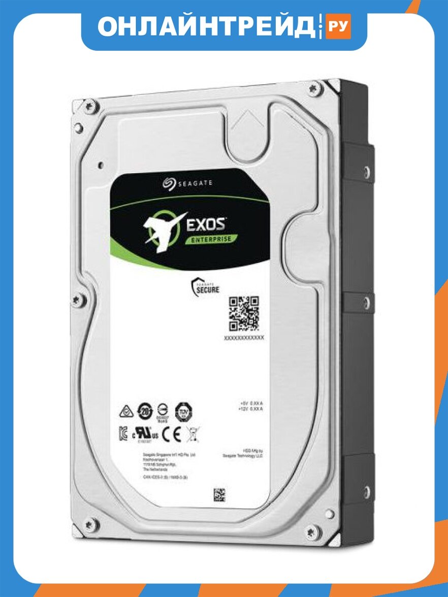 Жесткий диск Seagate 3.5" 1.0Tb SAS 12Gb/s 72000rpm 256MB Exos 7E8 enterprise ST1000NM001A