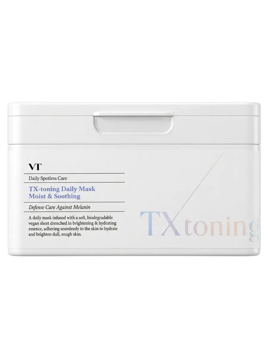 VT Cosmetics Осветляющие тканевые маски против пигментации TX-Toning Daily Mask 30 шт