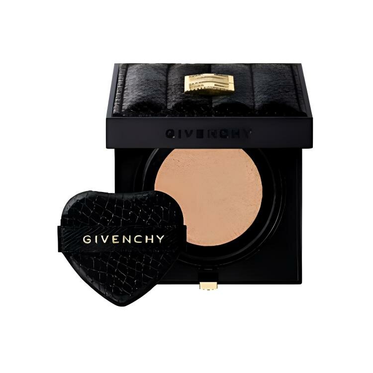 Тональная основа женская Givenchy Air Cushions Черный Золотой Принт Питона Ограниченное Издание Звезда Мягкие Легкие Воздушные Подушки Корректирующие Тон Кожи Натуральный, оттенок #1-C105
