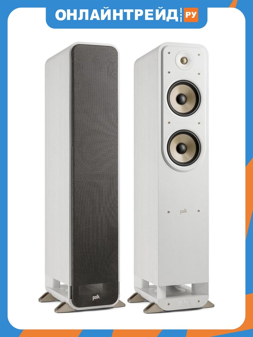 Напольная акустическая система Polk Audio Signature Elite ES55, белый, пара