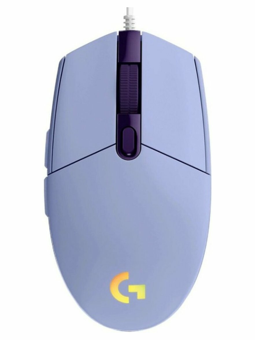 Мышь Logitech G102 Lightsync Lilac (910-005857) — фото 1