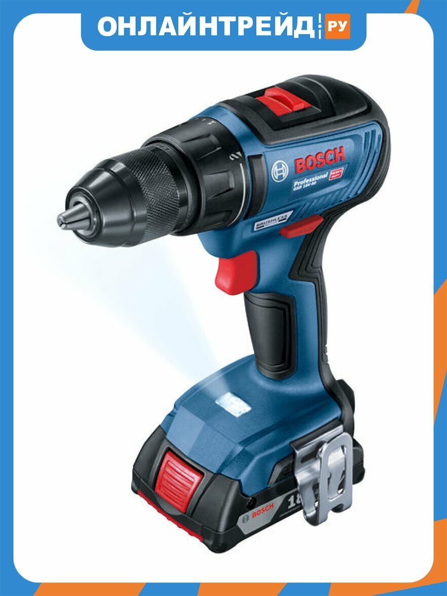 Дрель-шуруповерт аккумуляторная Bosch Pro BOSCH GSR 18V-50 (0.601.9H5.006)