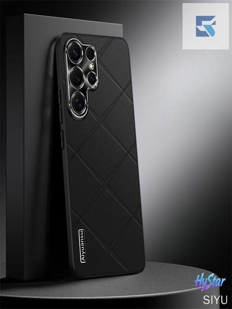 Стильная кожа чехол для Samsung Galaxy S25 Ultra (Самсунг Галакси С25 Ультра)