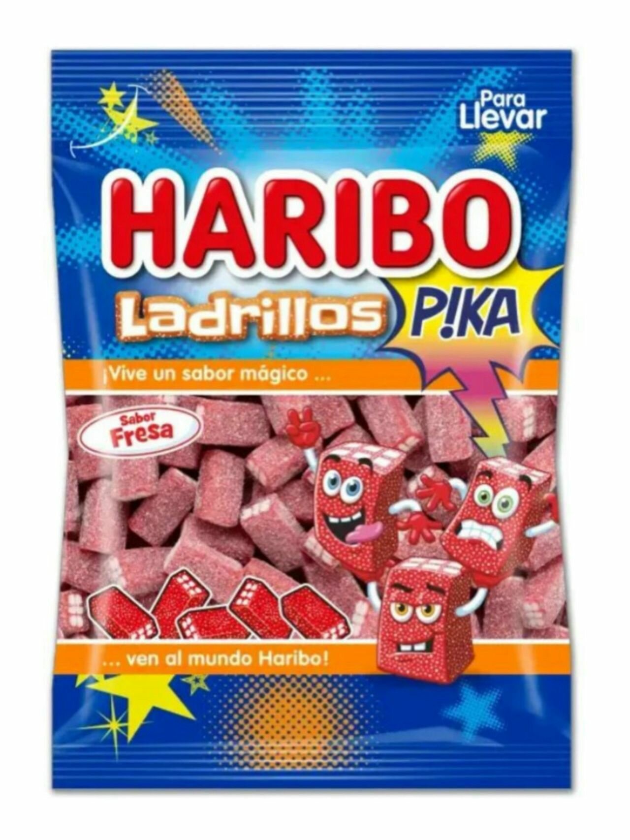 Мармелад Haribo Ladrillos Pika клубничный, 100г