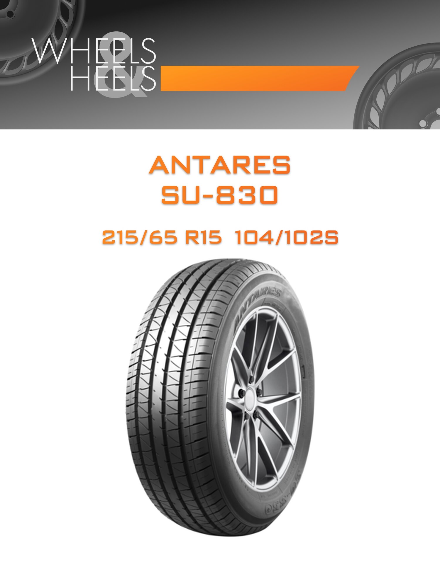Шина автомобильная Antares SU-830 215/65 R15 104/102S SUMMER, летняя, универсальная