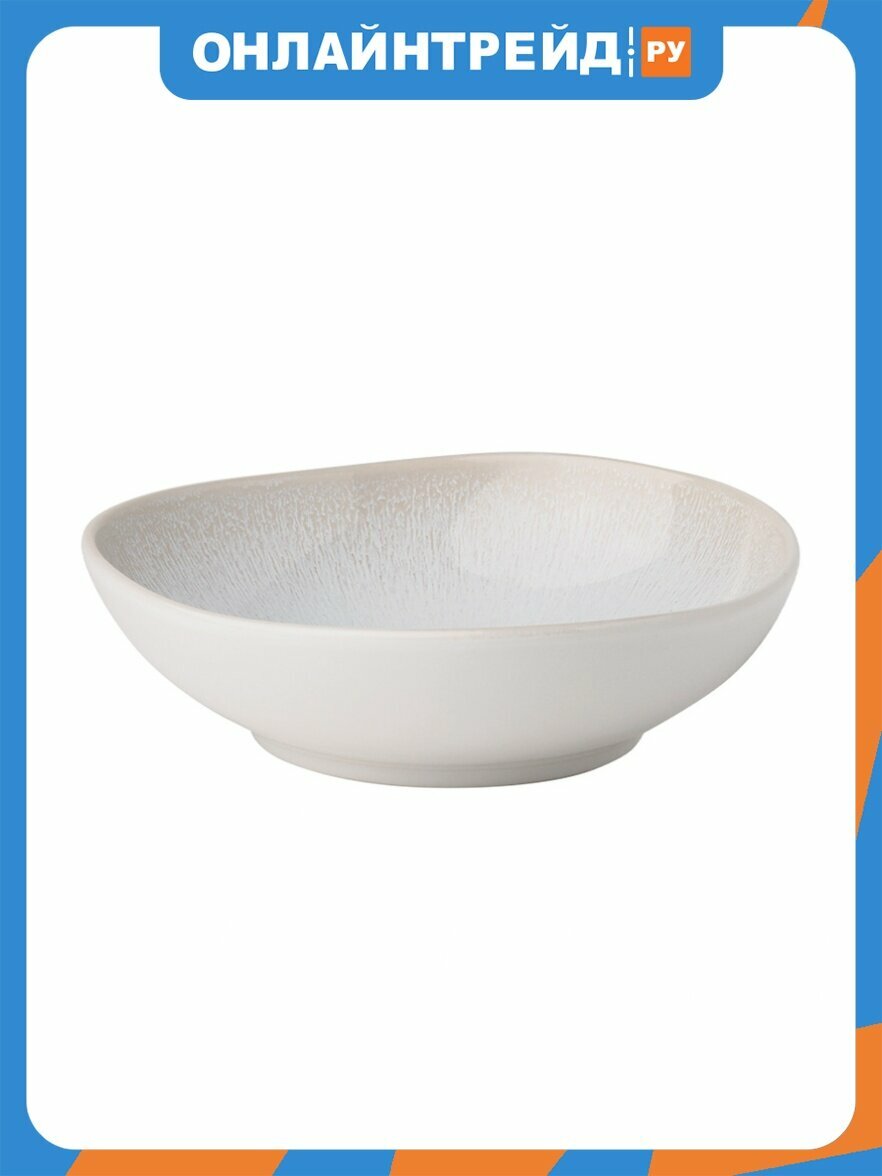 Салатник Lunasol North Organic 17х5 см, 600 мл, керамика, бежевый, в крапинку (LU-492531-1)