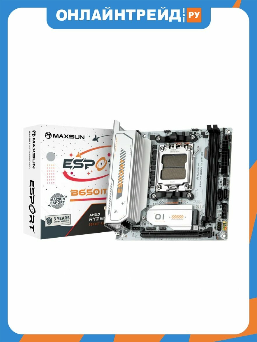 Материнская плата Maxsun MS-eSport B650ITX WIFI ICE (AM5, mini-ITX)