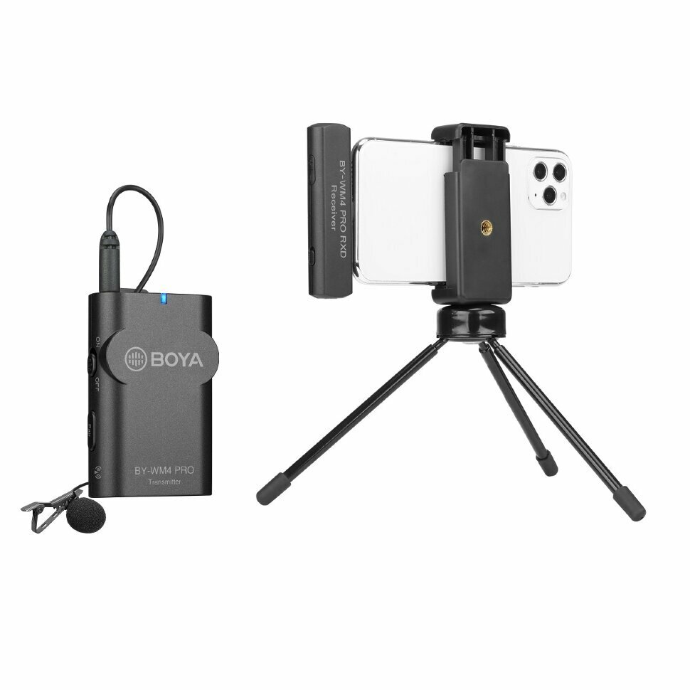 Беспроводной петличный микрофон Boya BY-WM4 PRO-K3 для iPhone