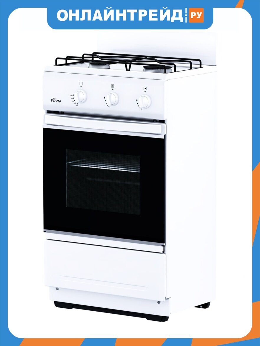 Плита газовая Flama CG 3202 W