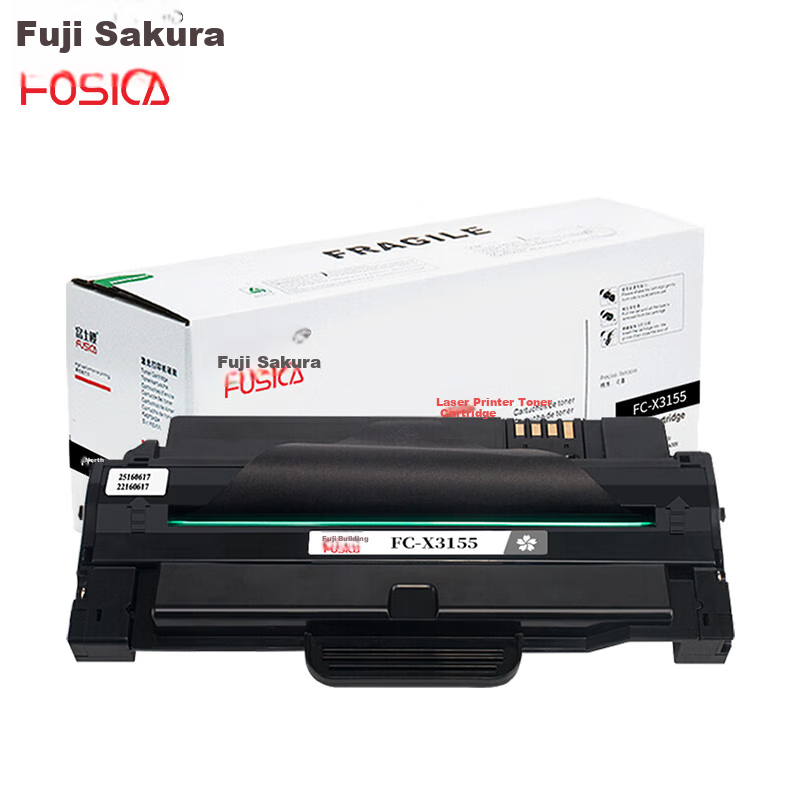 Черная тонер-картридж FUSICA X3155 для Xerox Phaser 3140 3155 3155N 3160N Professional Edition 2500 страниц