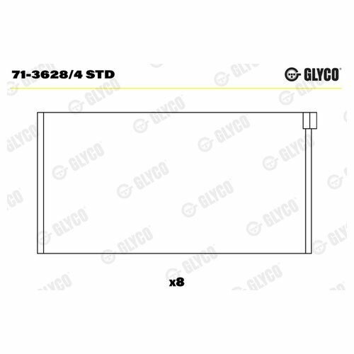 Вкладыши шатунные Glyco 7136284STD