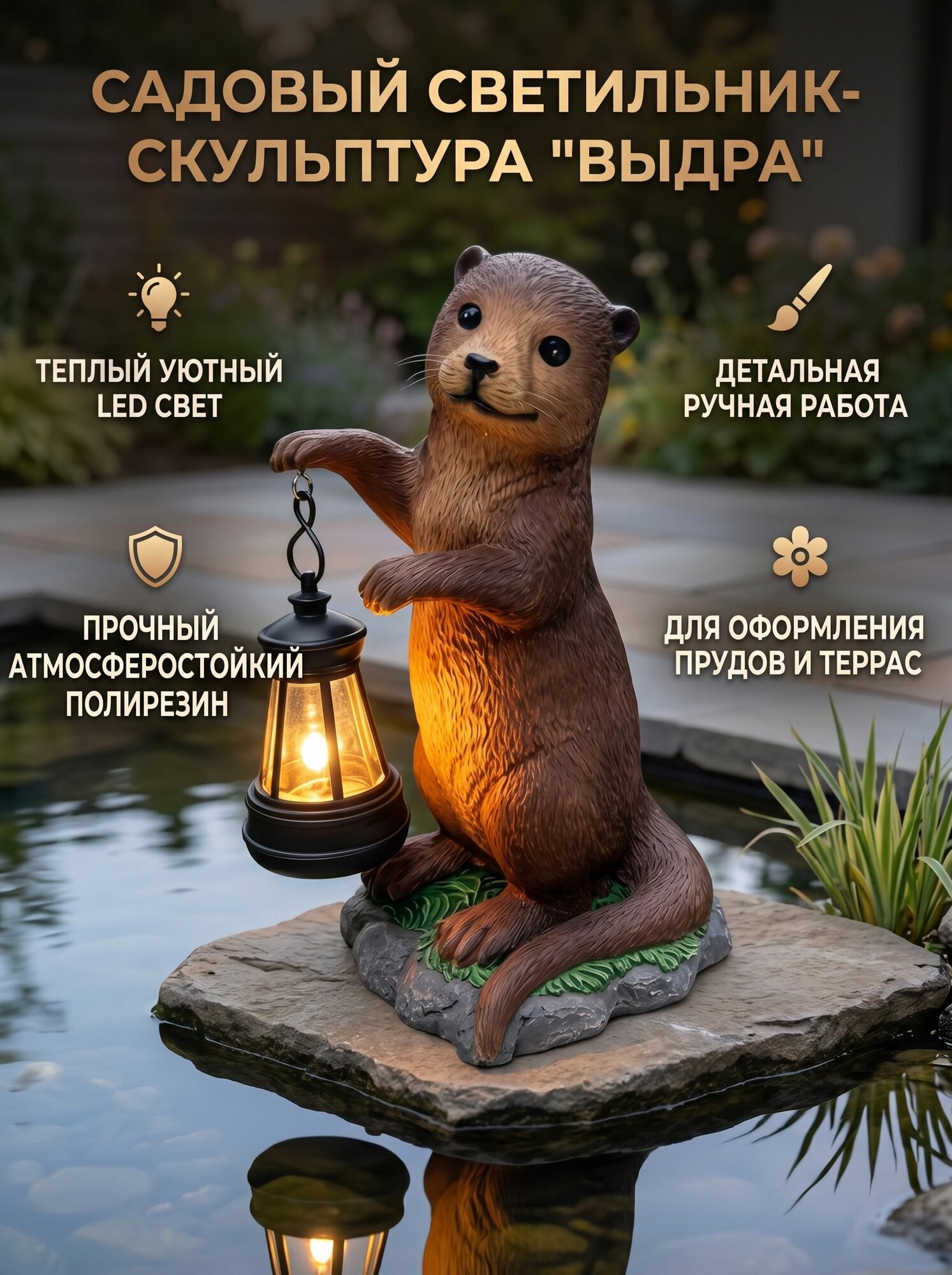 Фигурка садовая