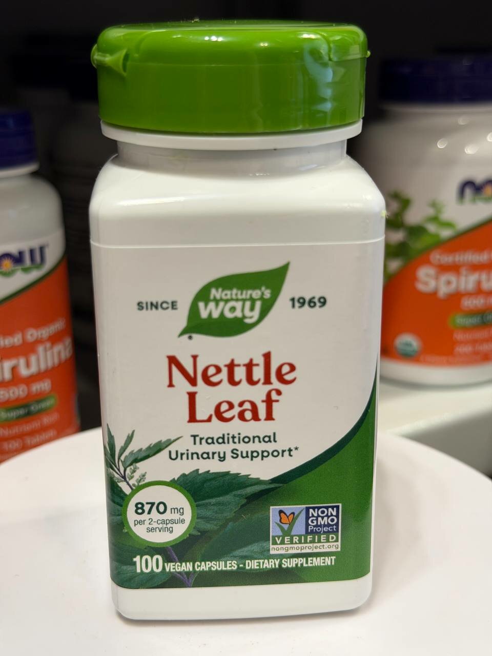 Nature's Way Nettle Leaf - Листья крапивы Для мочеполовой системы 100 капсул