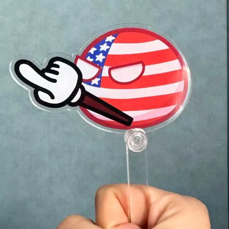 Countryballs Акриловая кукла-карта Германия и США 3