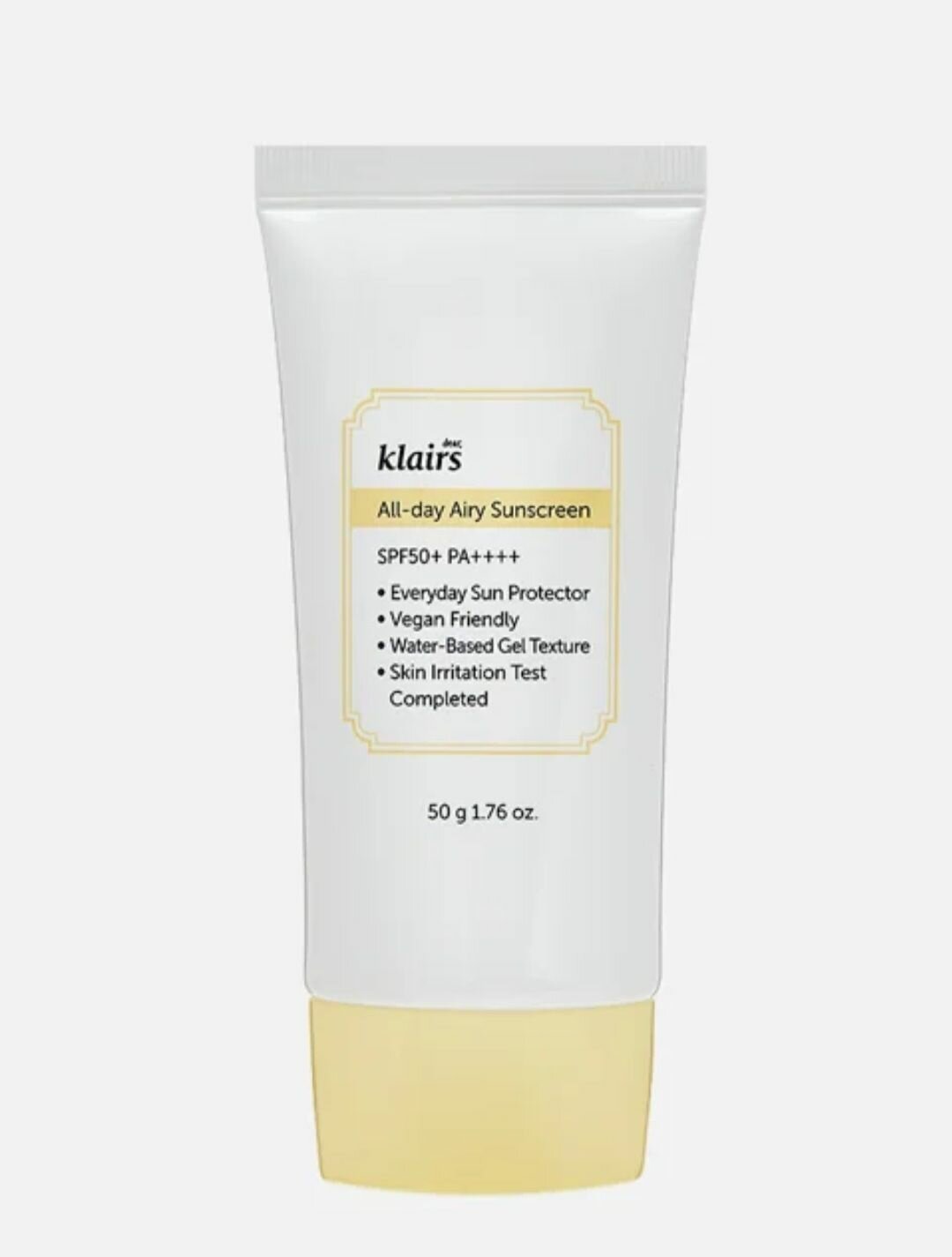 Солнцезащитный крем для лица spf50+ DEAR, KLAIRS all-day airy sunscreen